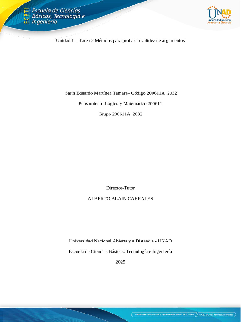 Anexo 1 - Ejercicios A Resolver Tarea 2 | PDF | Argumento | Proposición