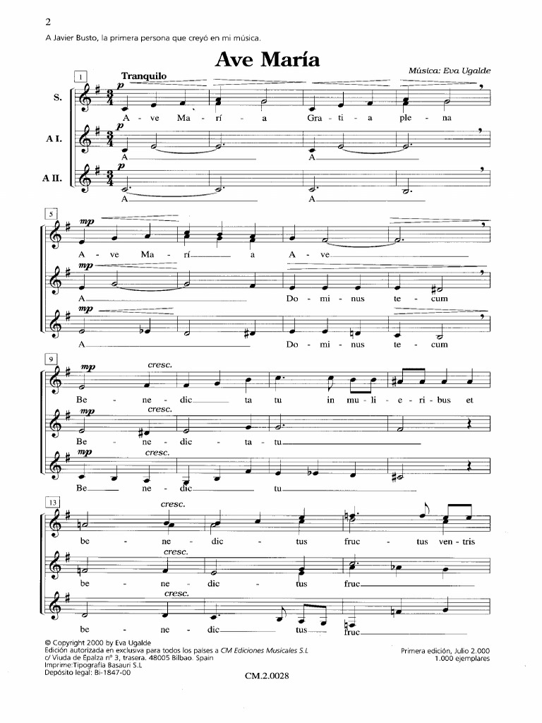 Ave Maria Ugalde | PDF