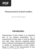 Normal Range of Motion Values | PDF | Anatomical Terms Of Motion | Thumb