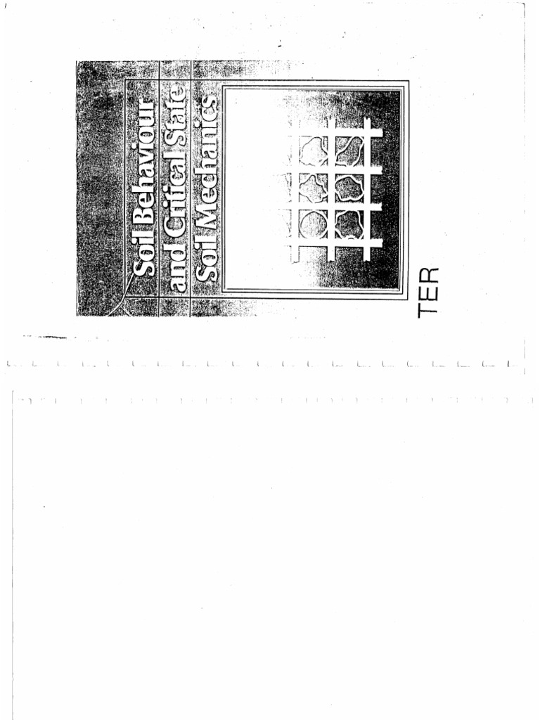 Critical State Soil Mechanics | PDF