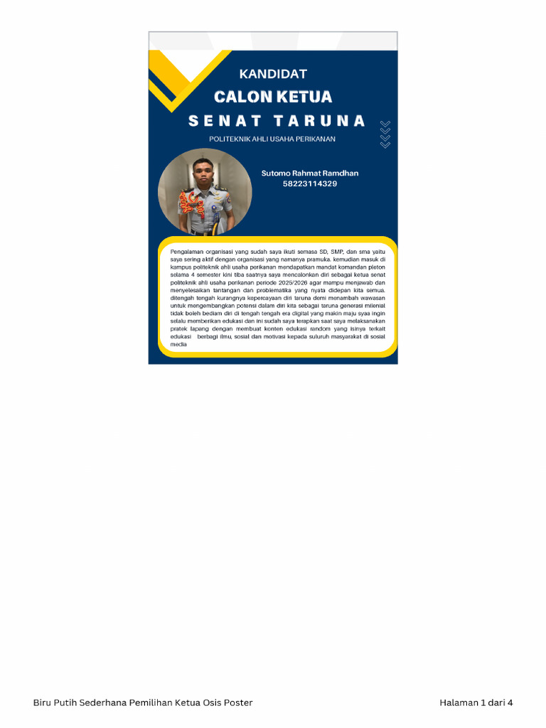 Visi, Misi Program Kerja | PDF