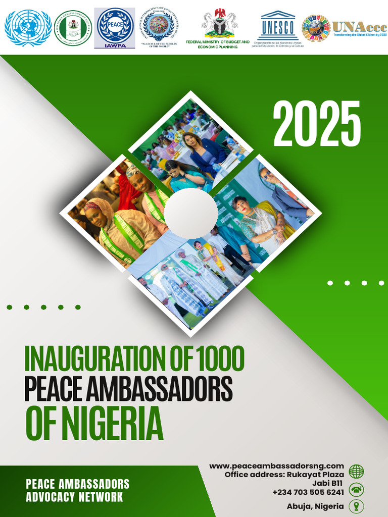 Inauguration of 1000 Peace Ambassadors | PDF | Non Governmental ...