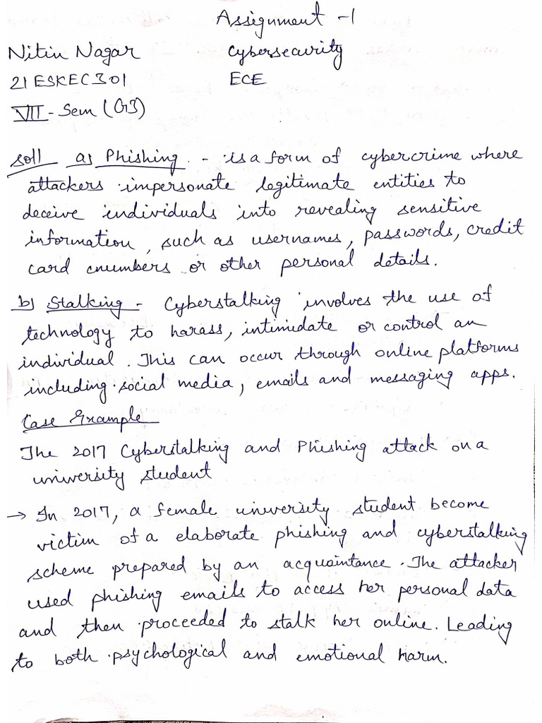 Cyber Security Assignment - 1 | PDF