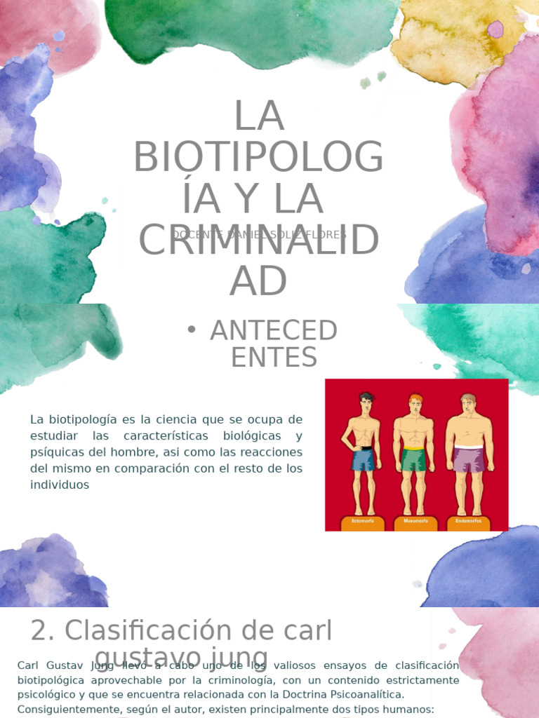 TEMA 18 - Biotipologis y Criminalidad | PDF | Sicología | Ciencias del ...