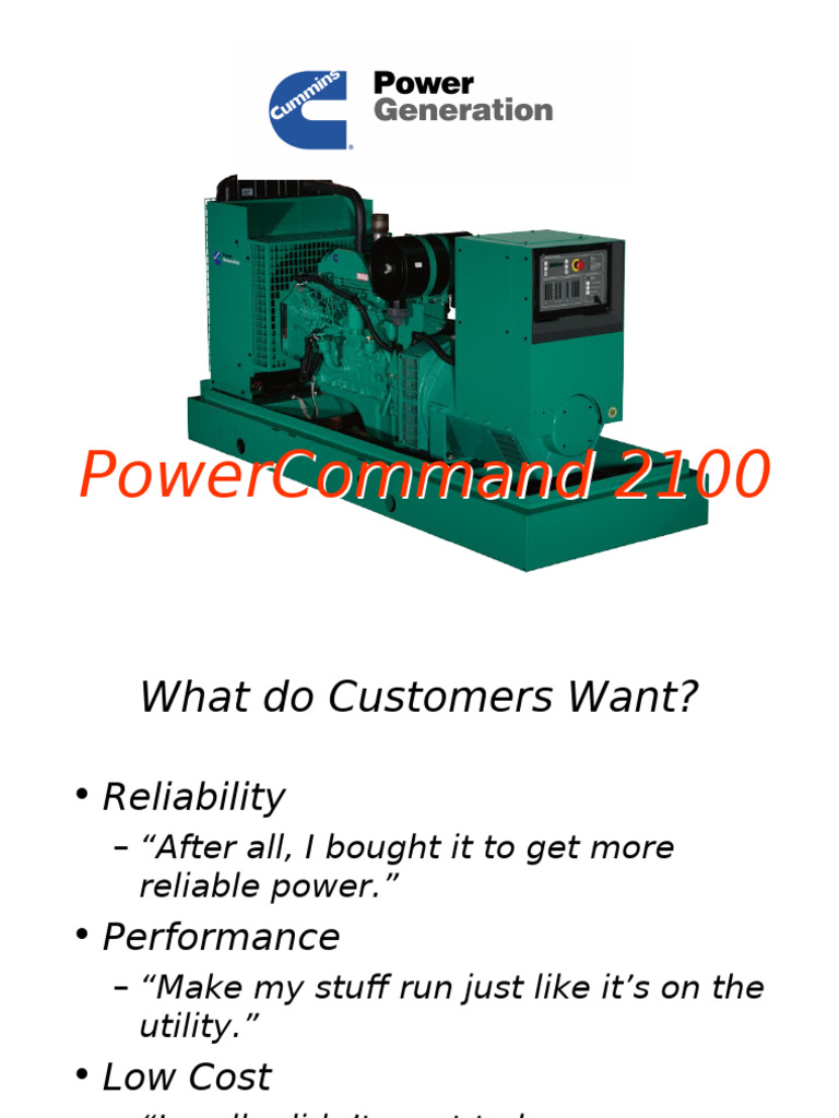 Intro To Cummins PCC2100 | PDF | Reliability Engineering | Relay