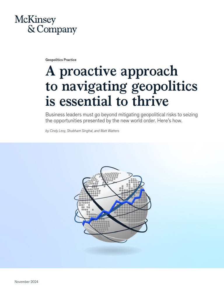 A Proactive Approach To Navigating Geopolitics Is Essential To Thrive ...