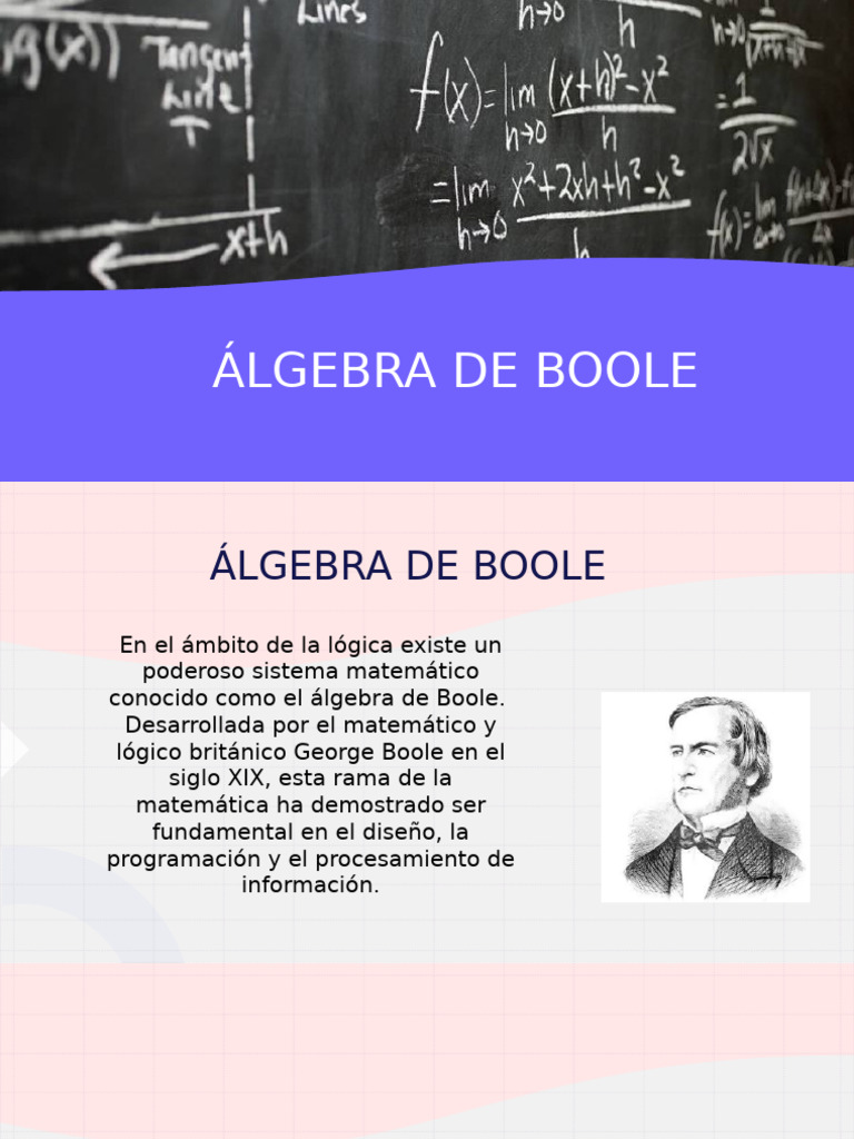 Álgebra de Boole | PDF | Álgebra de Boole | Enseñanza de matemática