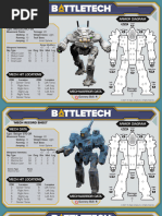 BattleTech Record Sheets: Clan Elemental Battle Armor (Space) | PDF ...