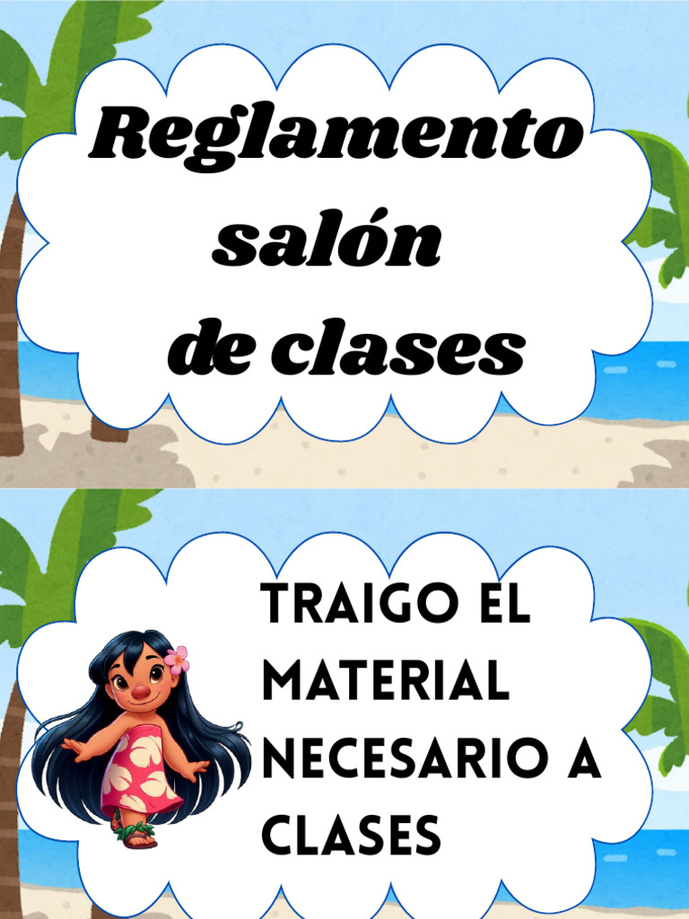 Reglamento del Salón de Clases | PDF