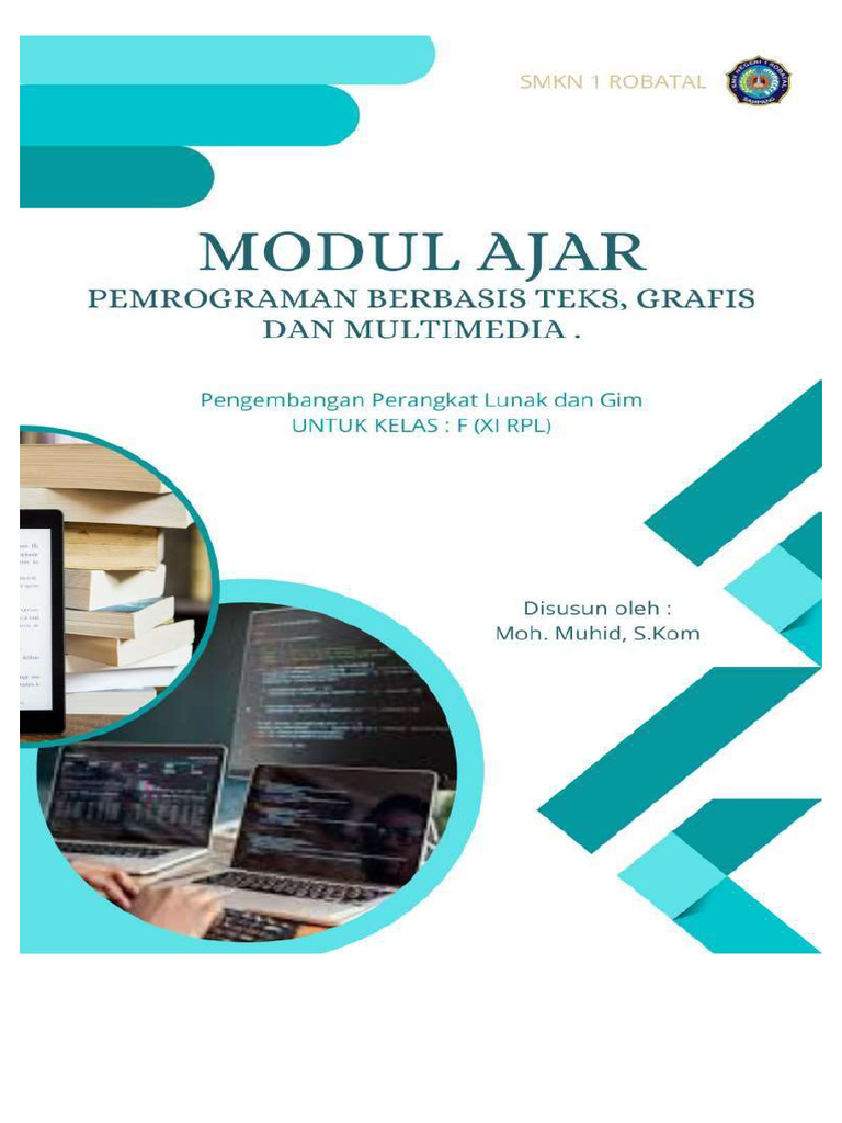 modul-ajar-pemrograman-berbasis-teks-grafis-dan-multimedia XI RPL | PDF
