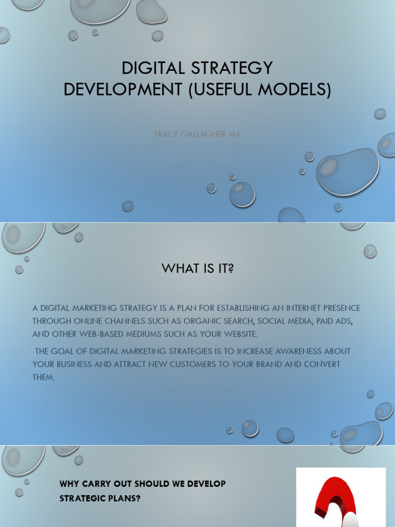 Digital Marketing Strategy Models | PDF | Digital Marketing | Marketing