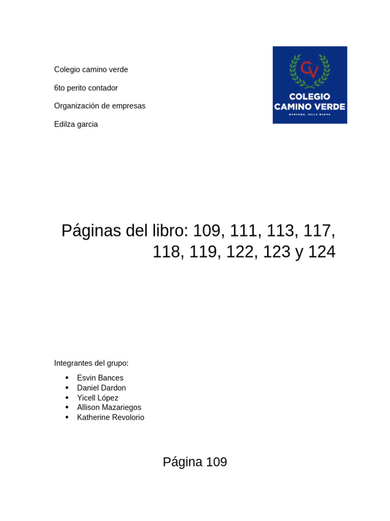 Paginas Del Libro, Actividad No.2 en Grupo 6to Perito Contador | PDF | Presupuesto | Marketing