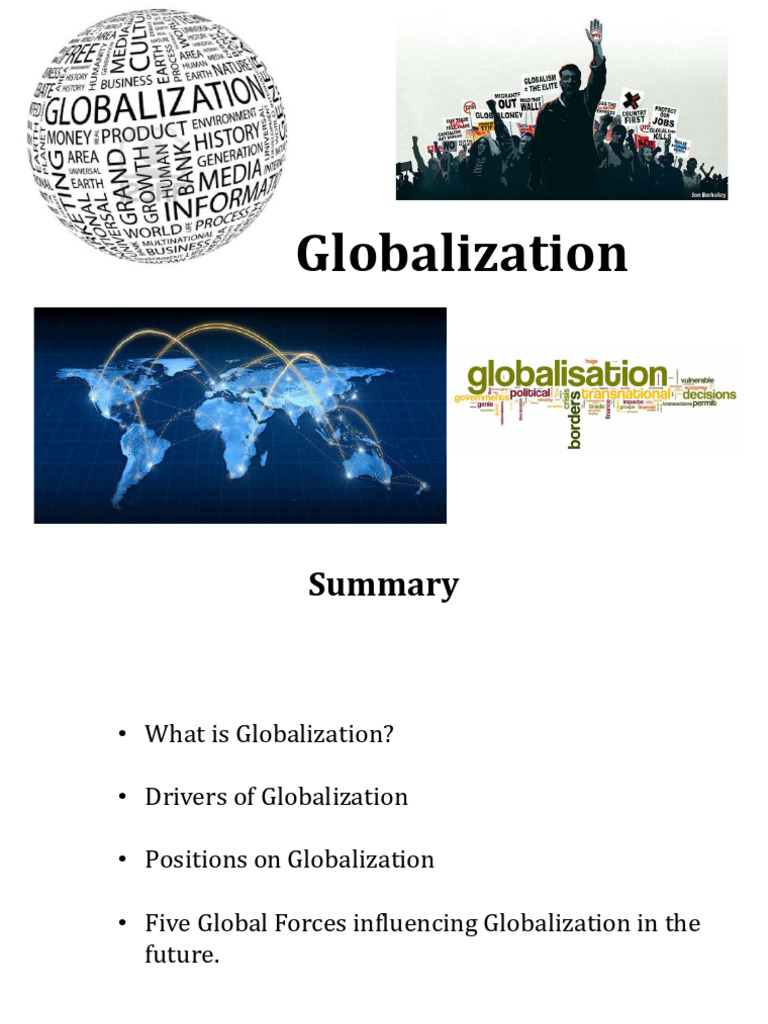Understanding Globalization: Key Drivers & Views | PDF | Globalization ...