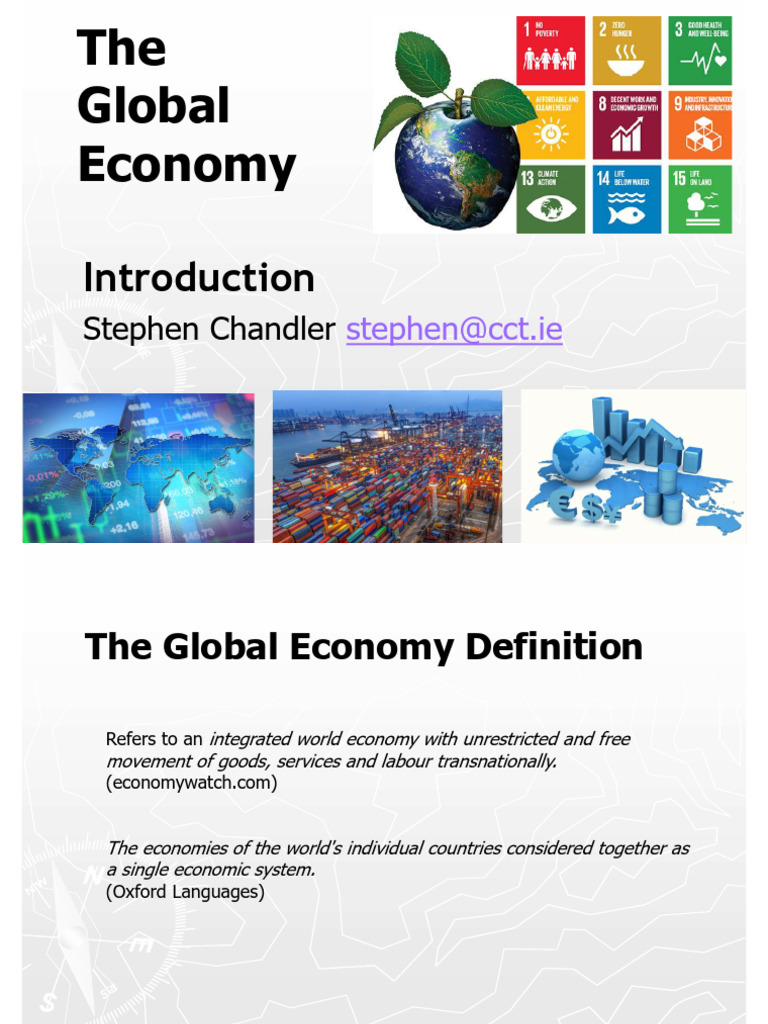 Introduction to Global Economy Concepts | PDF | Economics ...