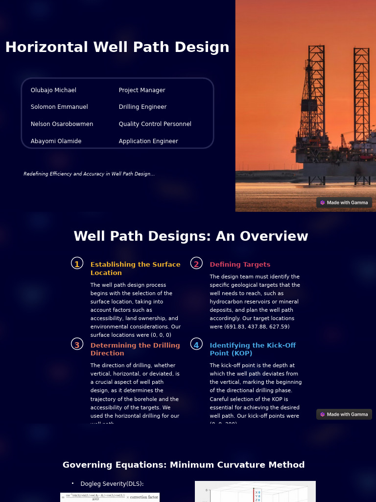 Horizontal Well Path Design | PDF | Oil Well