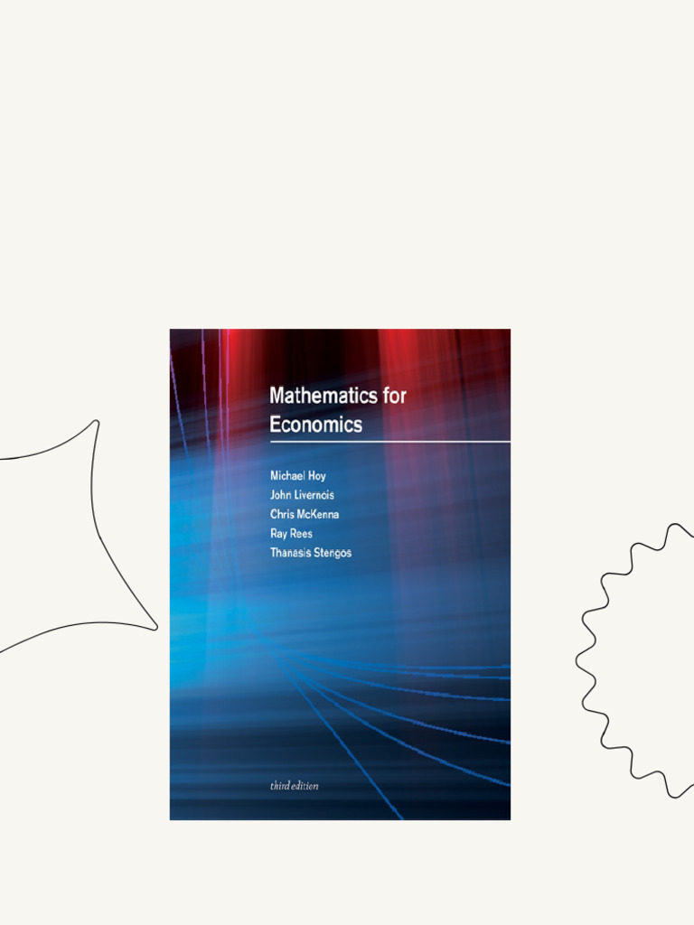 Mathematics For Economics Third Edition Michael Hoy PDF Download | PDF ...