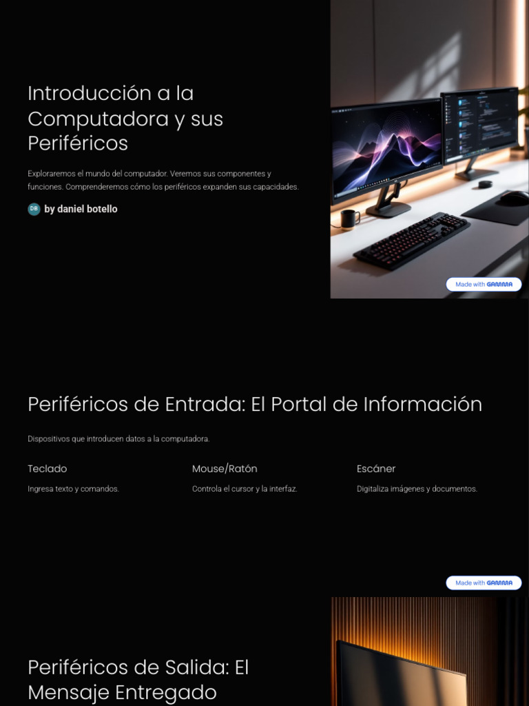 Introduccion A La Computadora y Sus Perifericos | PDF