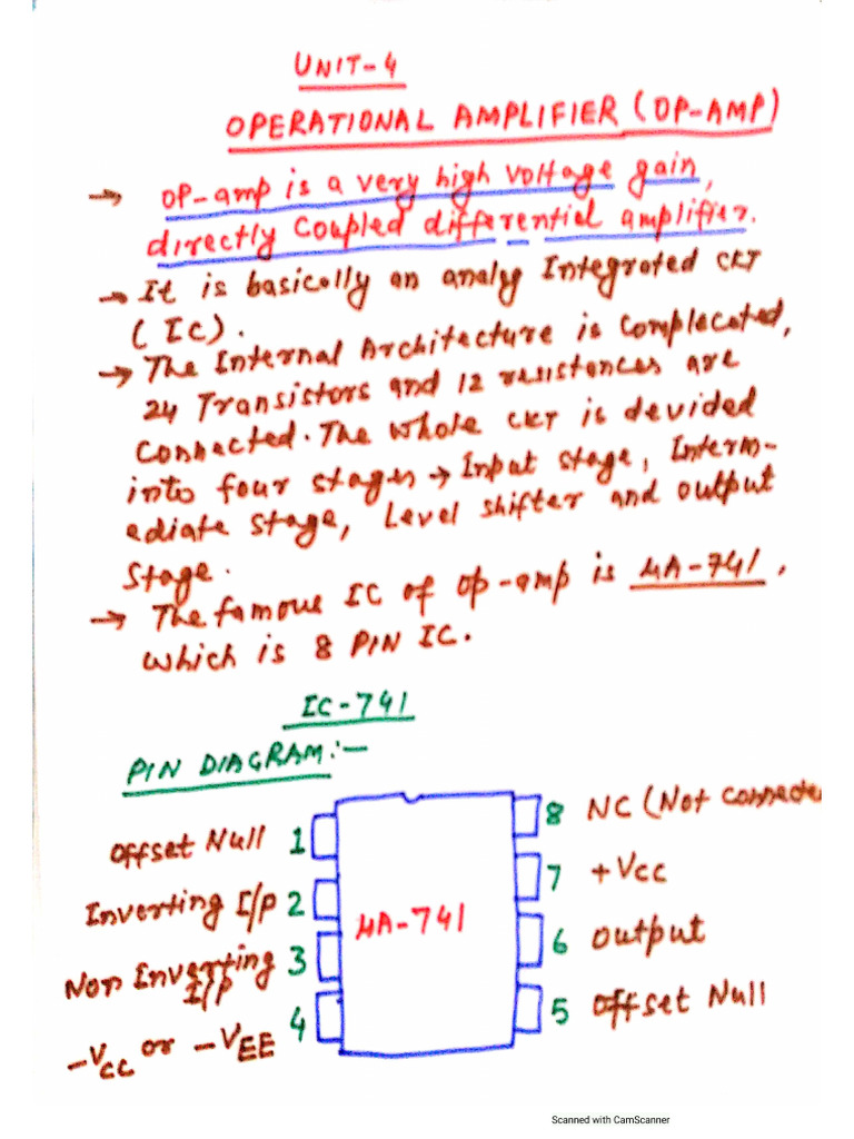 Unit - 3 Op Amp | PDF
