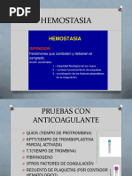 Tiempo de Sangría: Método de Duke | PDF | Hemostasia | Plaqueta
