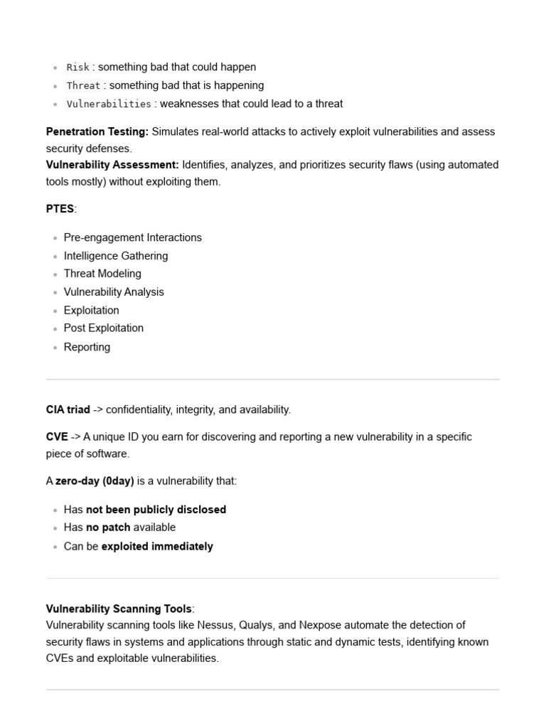 Vulnerability Assessment Module | PDF