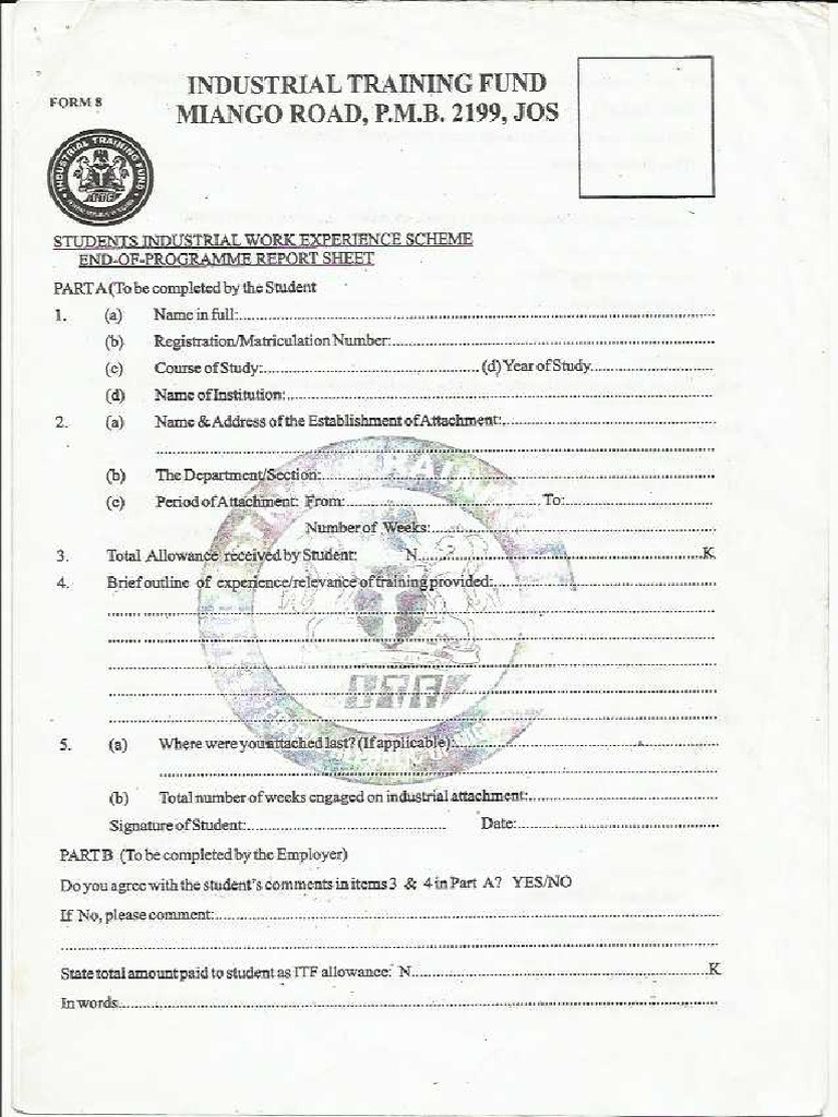 Itf Report Sheet | PDF