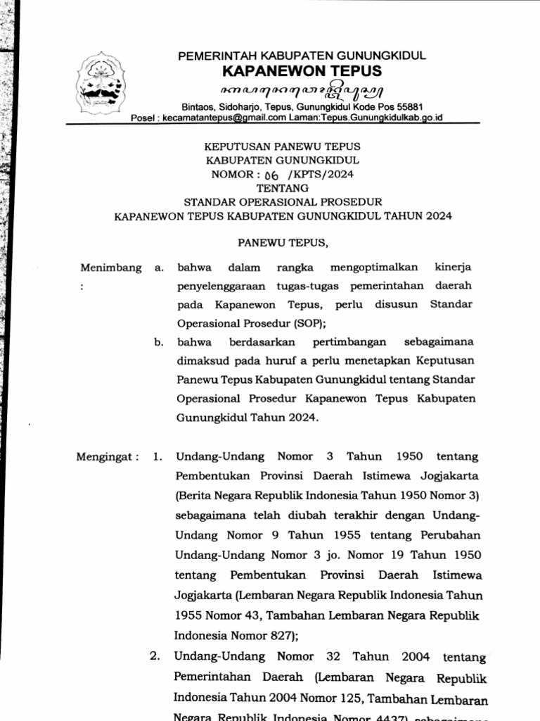 SK Sop Kap-Tepus 2024 | PDF