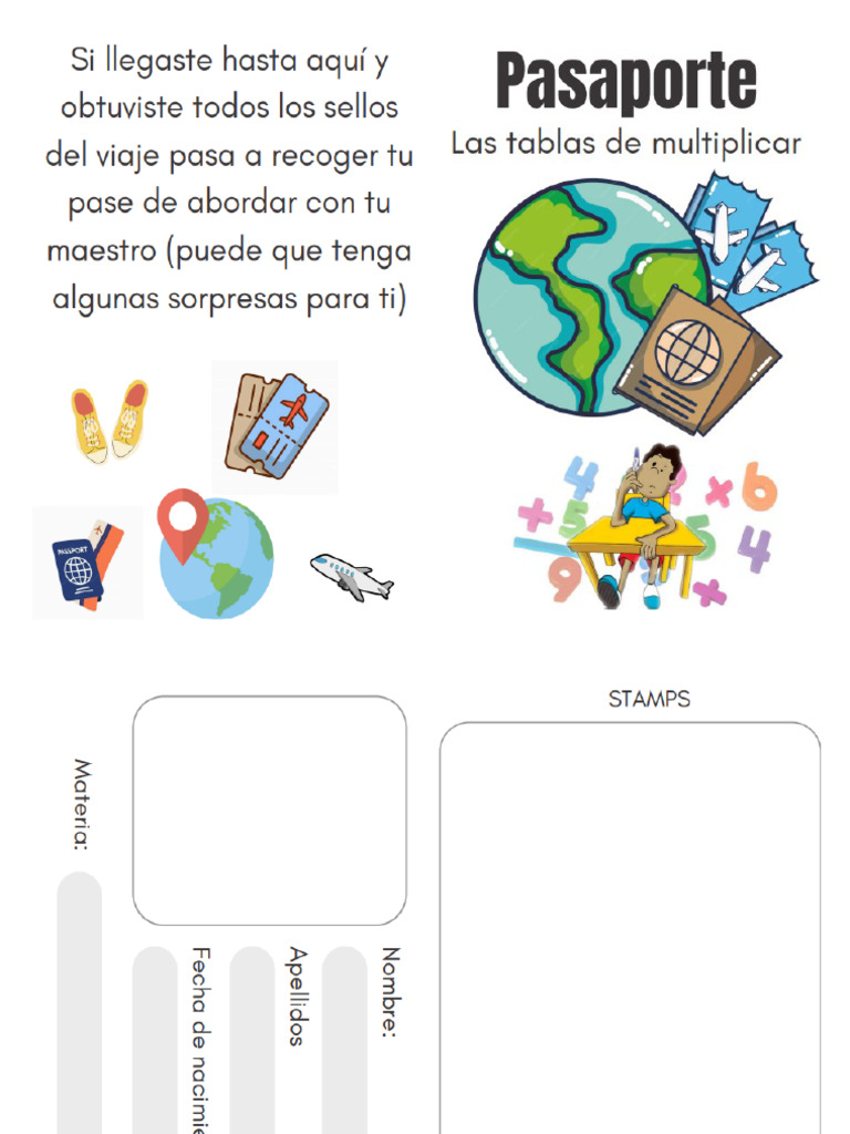 Pasaporte de Tablas | PDF