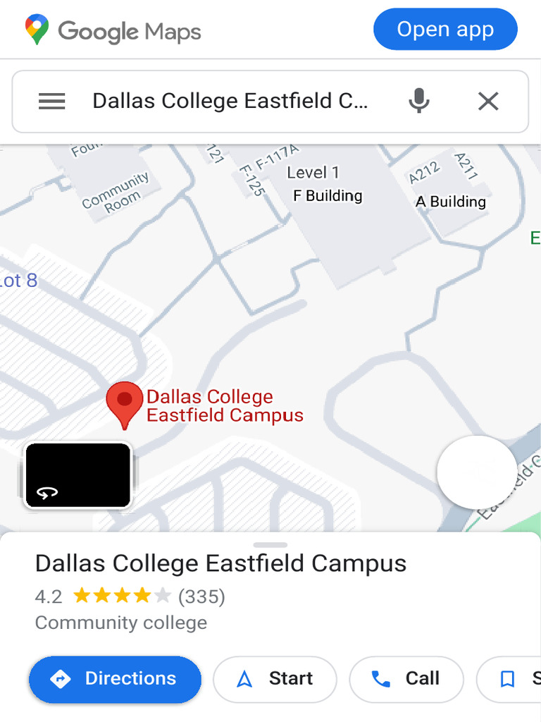 Dallas College Eastfield Campus - Google Maps | PDF