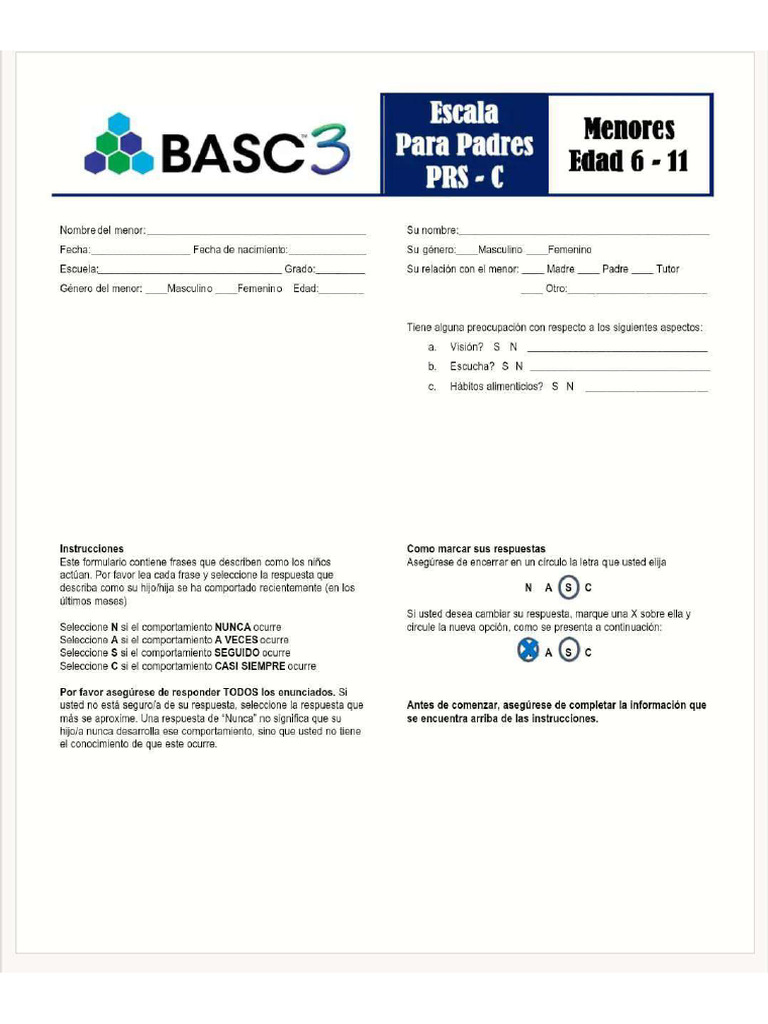 BASC3 | PDF