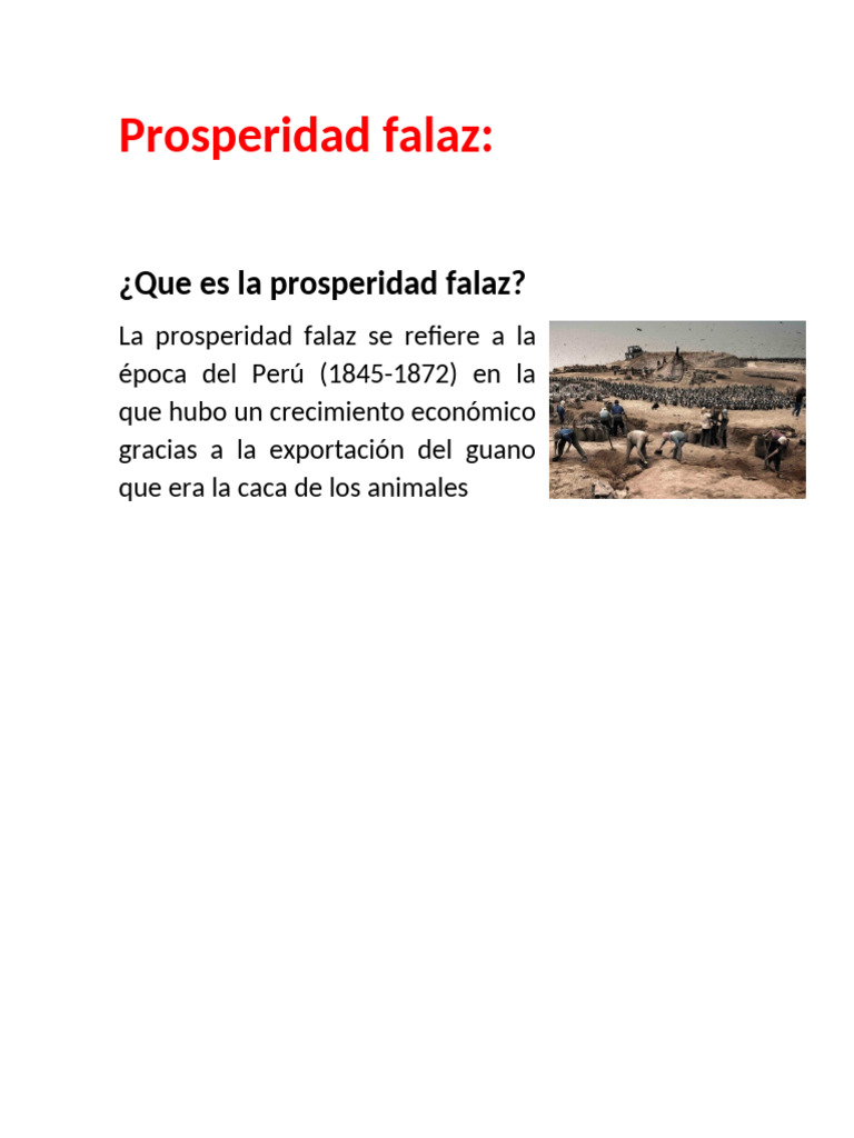 Prosperidad Falaz | PDF