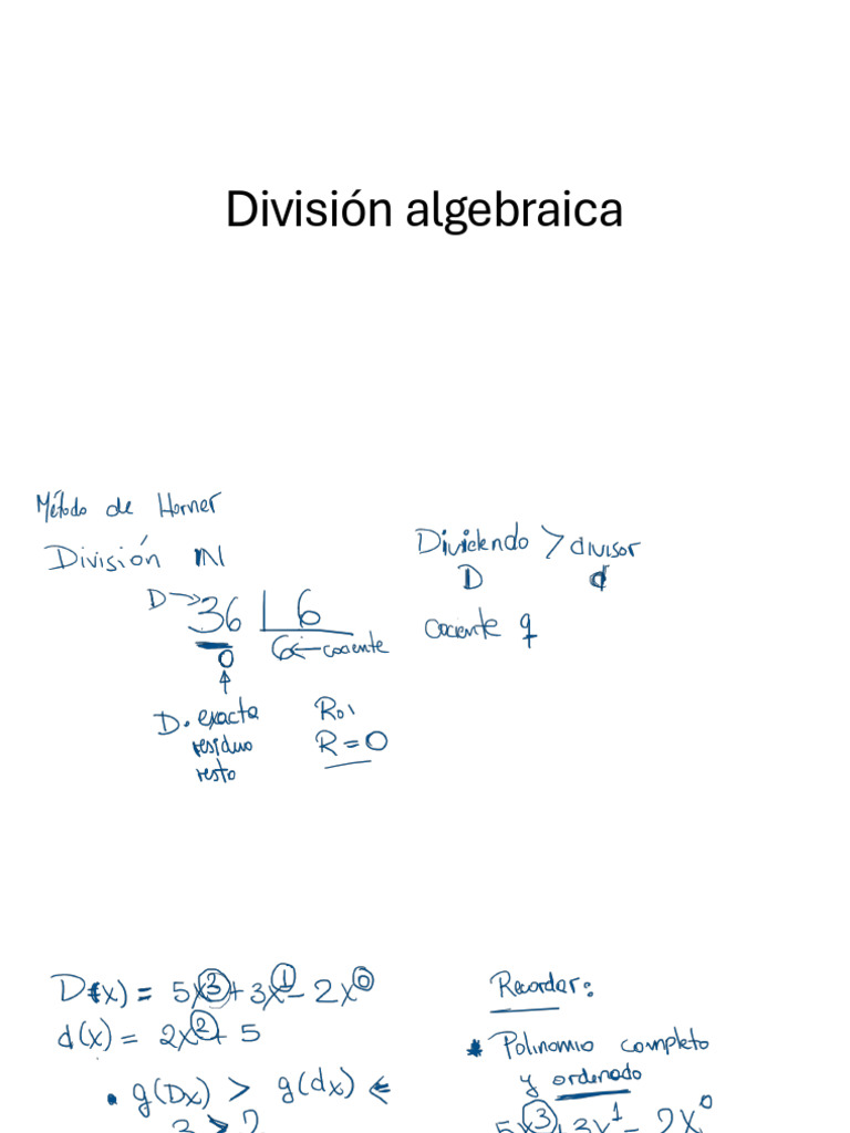 Division Algebraica - 2 | PDF