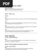 Emcee Script Pta Meeting | PDF