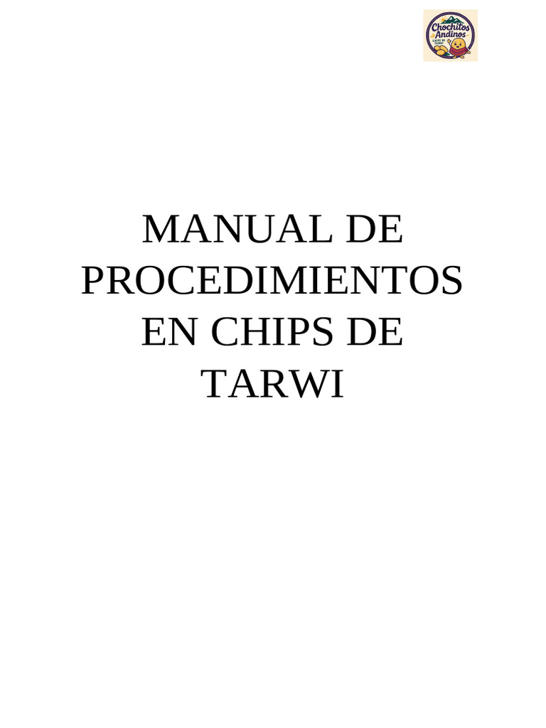 Tarwi Mapro | PDF | Análisis de Riesgo y Puntos Críticos de Control | Lavado de manos