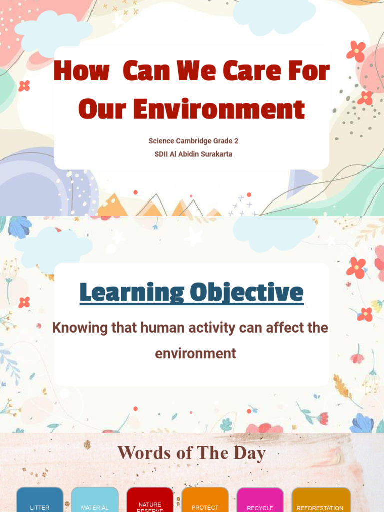 How Can We Care For Our Environment | PDF