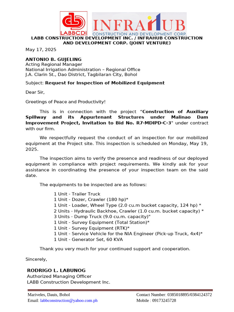 Equipment Inspection | PDF