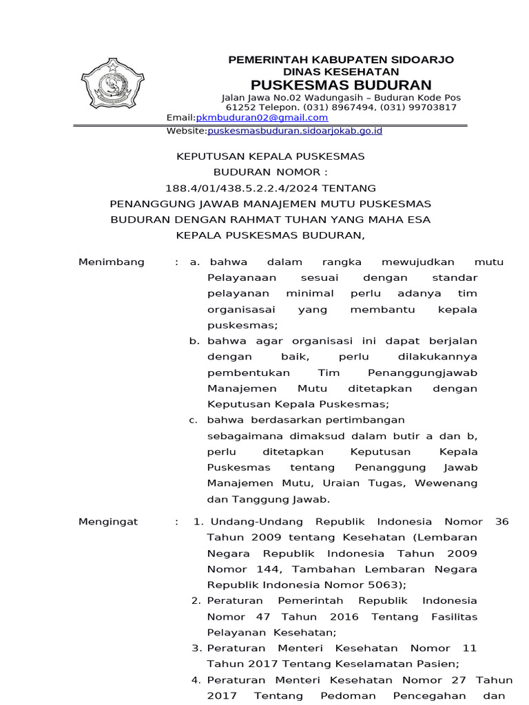 SK PJ Mutu 2024 | PDF