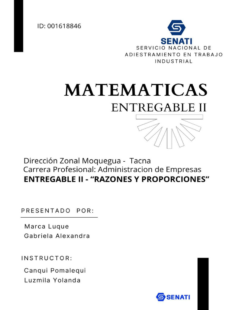 Entregable 02 - Matematica (Marca Luque Gabriela Alexandra) | PDF
