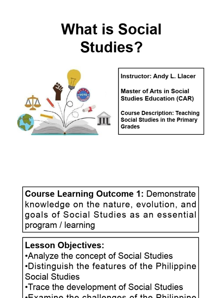 L1 What Is Social Studies | PDF | Liberal Arts Education | Science
