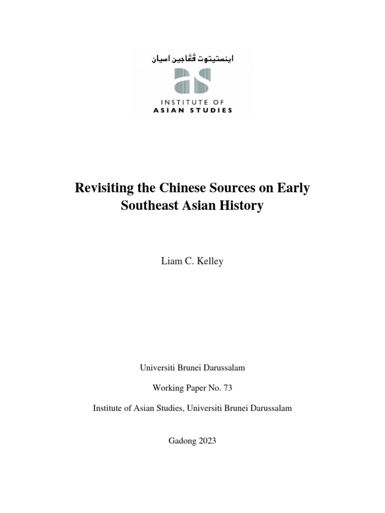 Revisiting The Chinese Sources On Early | PDF