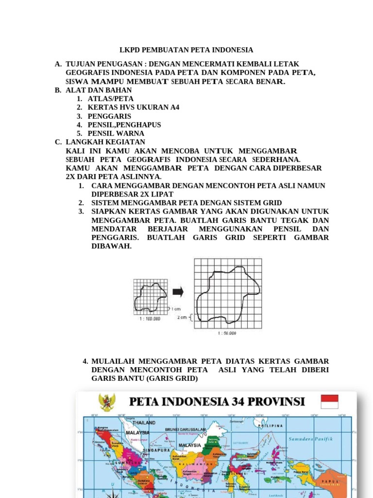 LKPD Peta 1 | PDF