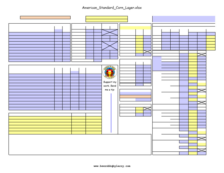 American Standard Corn Lager | PDF | Brewing | Malt