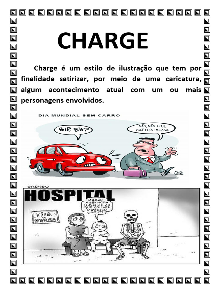 Finalidade e Definição da Charge | PDF