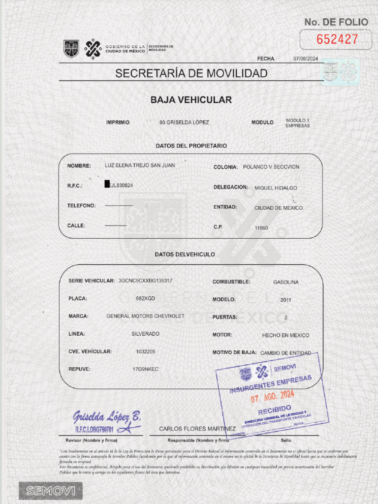 Baja CDMX | PDF | Coche | Vehículo de motor