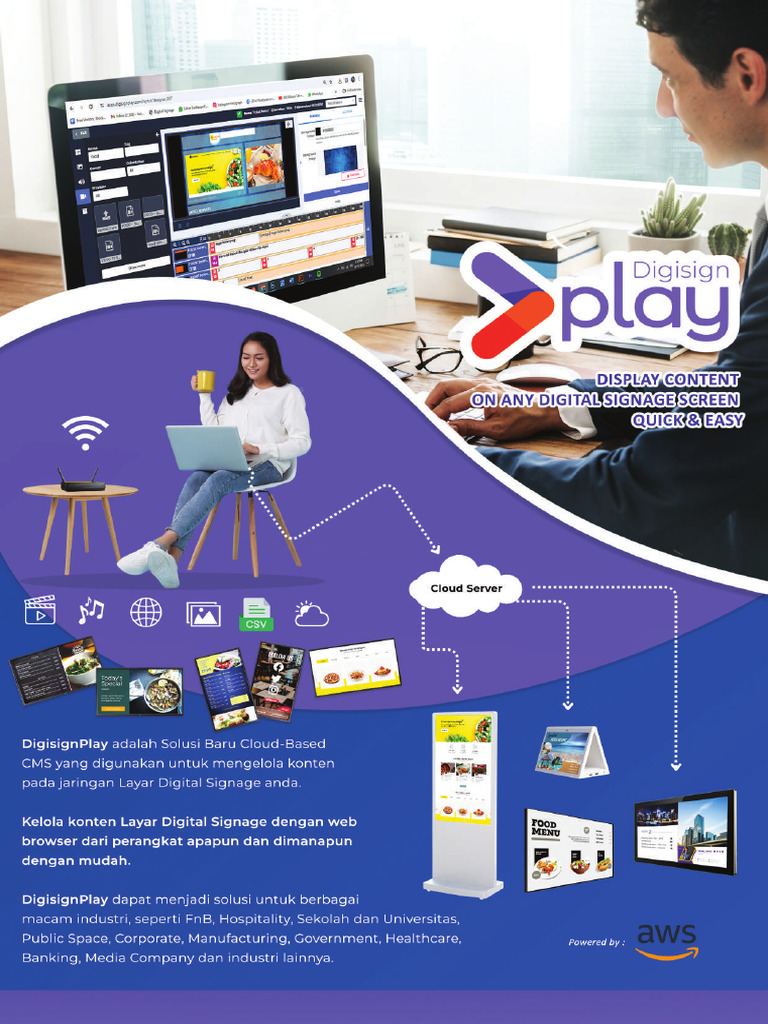 Brosur Digisign Play Ok | PDF