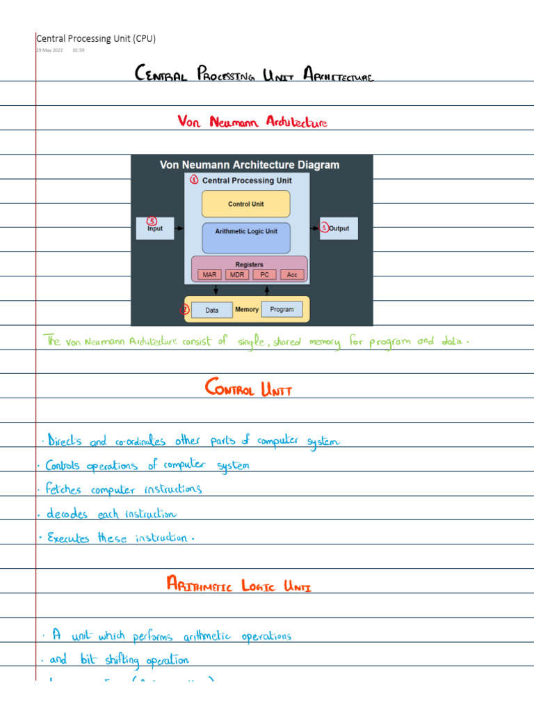 Central Processing Unit | PDF