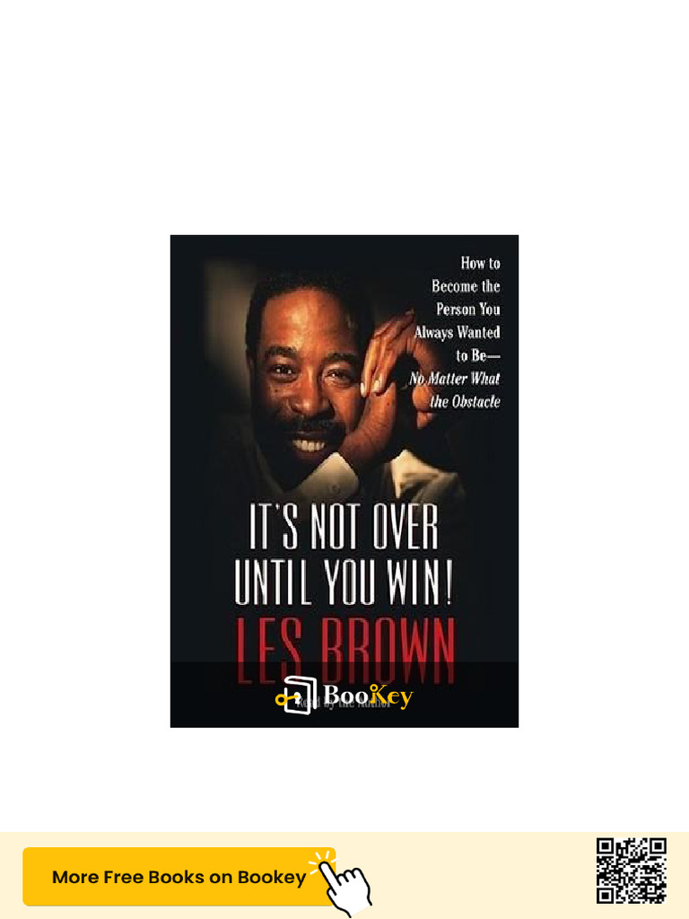 It's Not Over Until You Win PDF | PDF | Optimism | Mindset