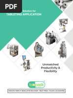 Cadmach Tablet Press | PDF | Tablet (Pharmacy)