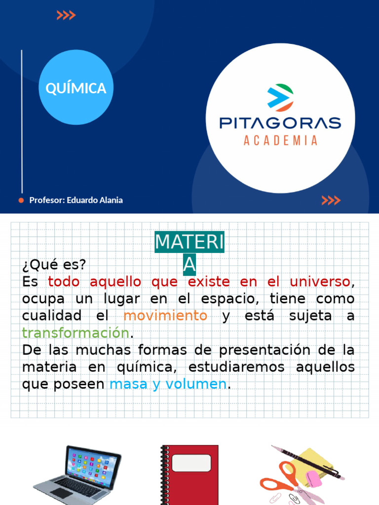 MATERIA - Quimica - Cambios Fisicos y Quimicos | PDF | Importar | Sustancias químicas
