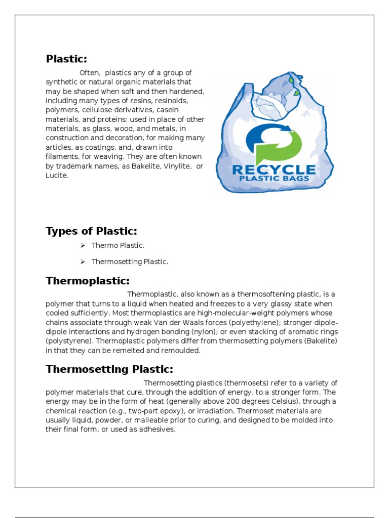 Plastic | PDF