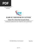 ICT Curriculum Sample Exam for S1-2 | PDF | Spreadsheet | Computer Science